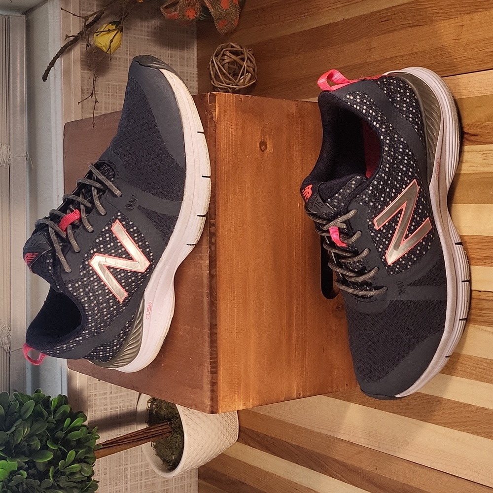 New Balance 715 V4, Blue Silver Pink, Running Shoes - Gem